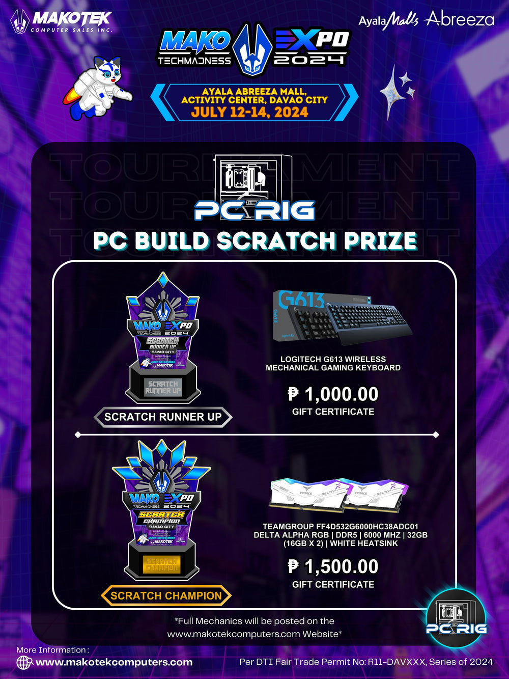 Raffle & Tournament Mechanics – Makotek Computer Sales Inc