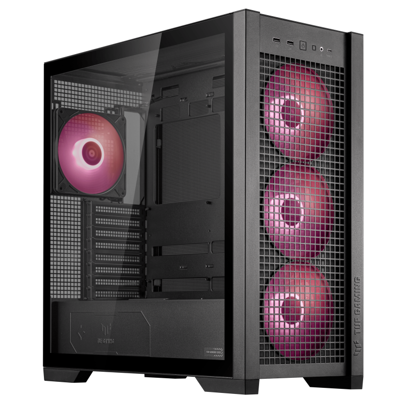 ASUS GT302 TUF GAMING PC CASE | ARGB | ATX | MIDTOWER | 4X ARGB FAN ...