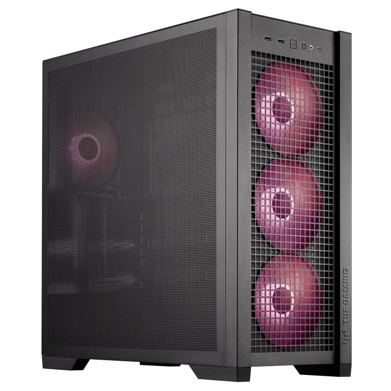 ASUS GT302 TUF GAMING PC CASE | ARGB | ATX | MIDTOWER | 4X ARGB FAN ...