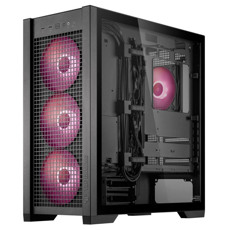 ASUS GT302 TUF GAMING PC CASE | ARGB | ATX | MIDTOWER | 4X ARGB FAN ...