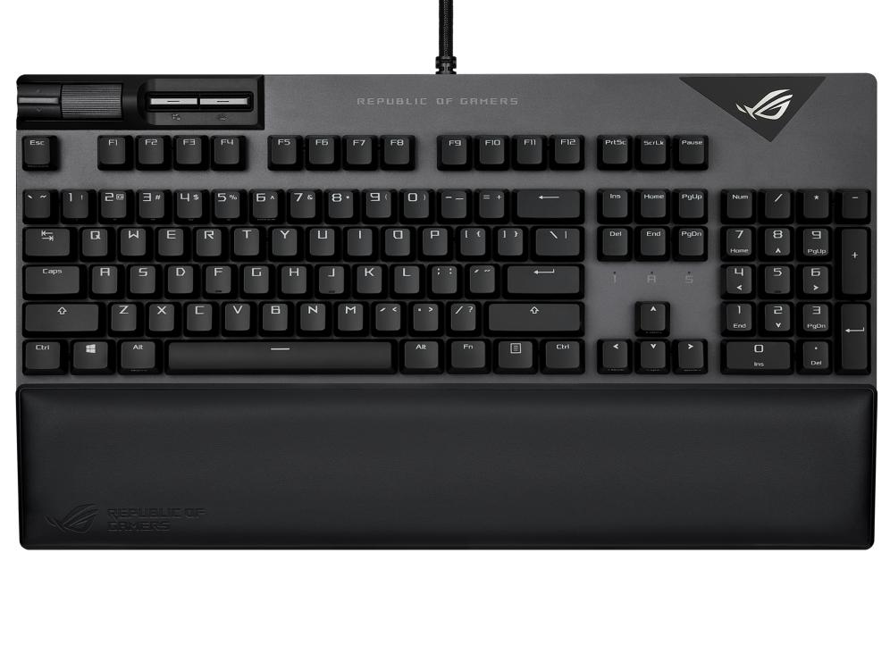 ASUS ROG STRIX FLARE II NX PBT BLUE MECHANICAL KEYBOARD | 6 MONTHS WAR ...