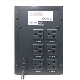 AWP AID2000 | 2000VA | 1200W | LED | AVR | 6 UNIVERSAL SOCKETS | 6 MON ...