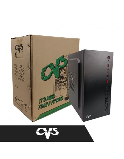 CVS 1722 WITH 750W PSU | 120MM FAN | FLAT CABLES | BLACK | M-ATX | 6 M ...