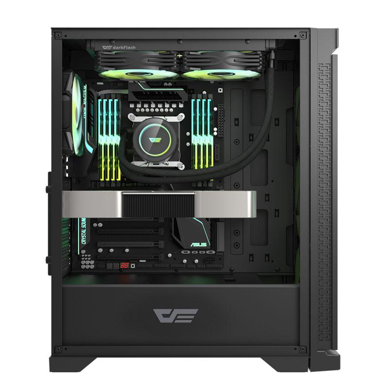 DARKFLASH DK361 | BLACK | 4 ARGB FAN | ATX | MESH FRONT | PC CASE ...