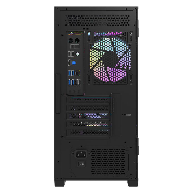 DARKFLASH DK415M M-ATX BLACK WITH 2X140MM ARGB FAN PC CASE – Makotek ...