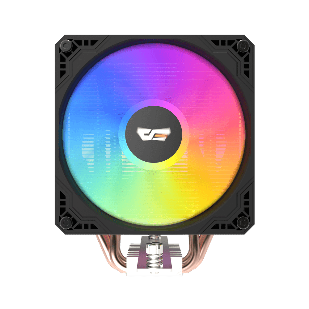 DARKFLASH M400 PLUS | BLACK | DIGITAL DISPLAY TOWER | 4 HEAT PIPES | L ...