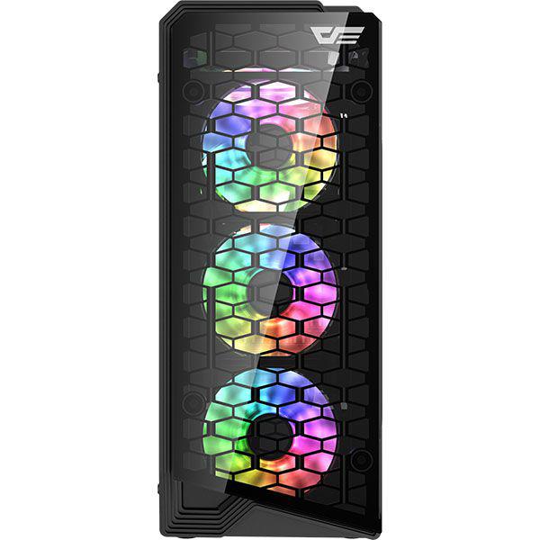 DARKFLASH WATER SQUARE 5 BLACK ATX PC CASE – Makotek Computer Sales Inc