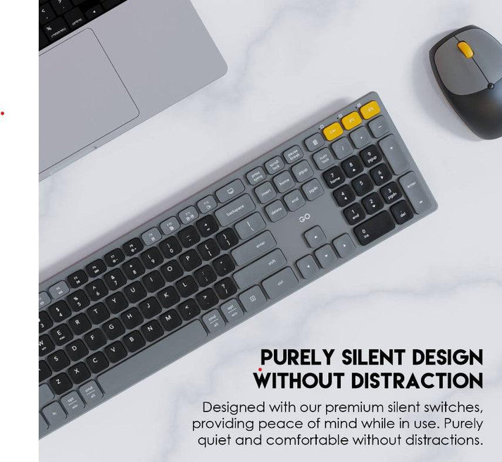 FANTECH WK895 GO POP BLACK WIRELESS KEYBOARD AND MOUSE COMBO – Makotek Computer Sales Inc