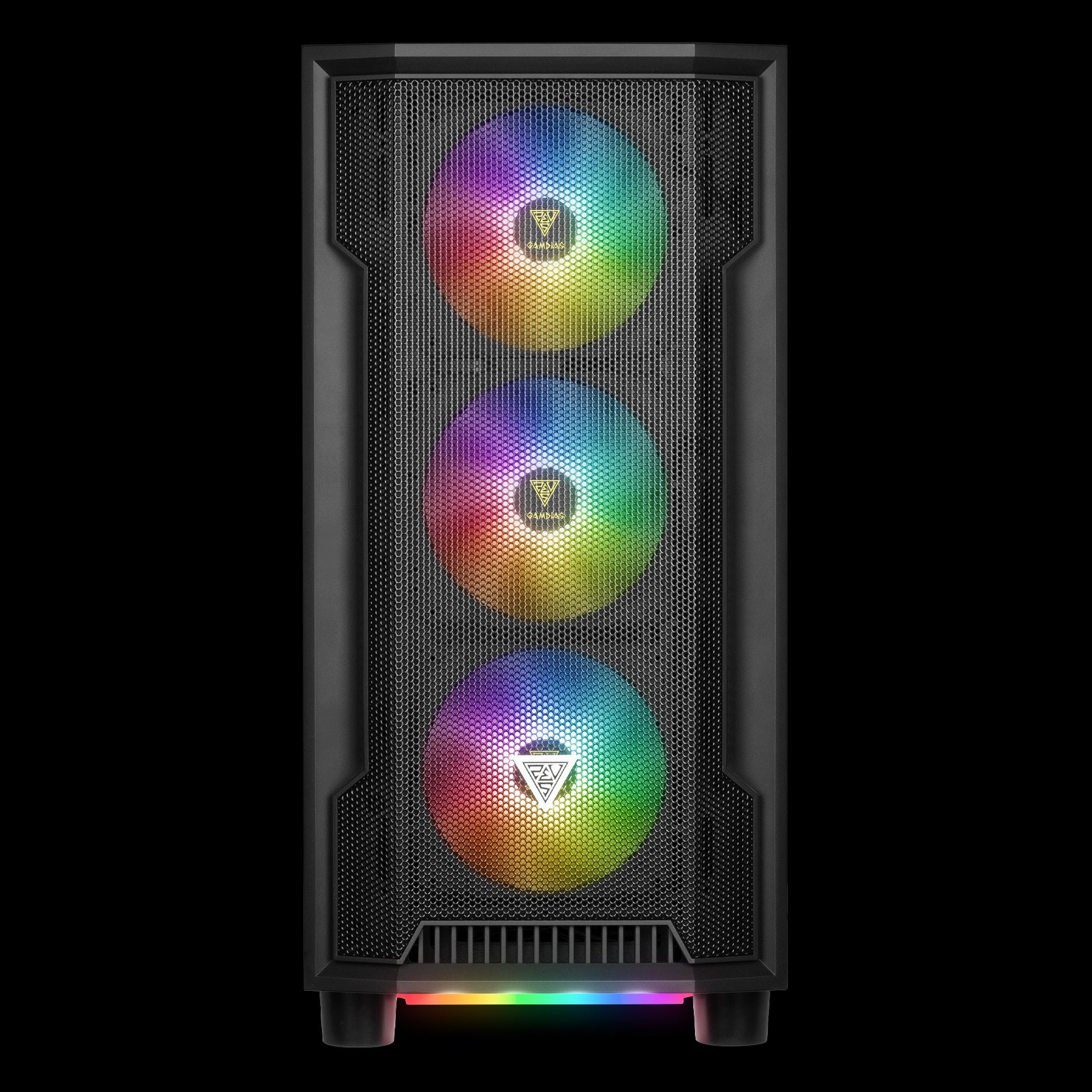 GAMDIAS ATHENA M6 LITE | ATX | MESH FRONT | TEMPERED GLASS | BLACK PC ...