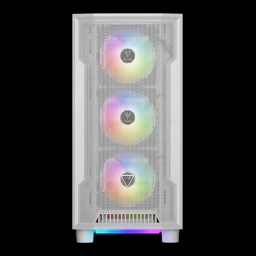 GAMDIAS ATHENA M6 LITE | ATX | MESH FRONT | TEMPERED GLASS | WHITE PC ...