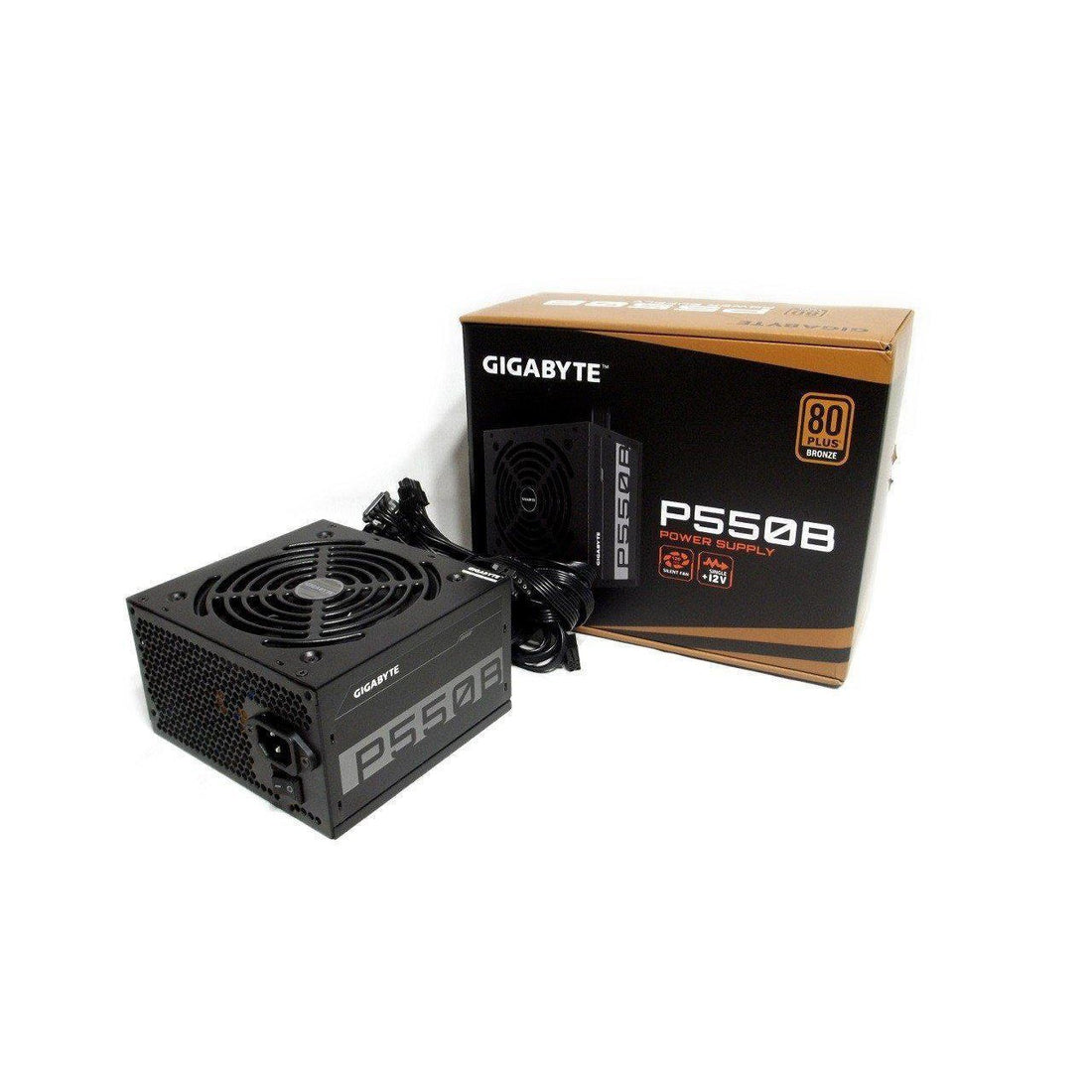 GIGABYTE P550B | 550W | 80+ BRONZE | FULL WIRE | BLACK | 12 MONTHS WAR ...