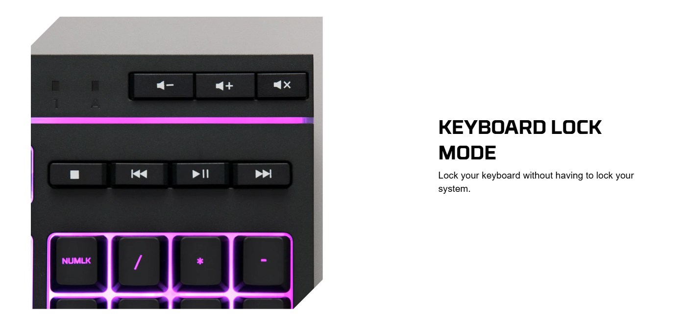 HP HYPERX ALLOY CORE RGB KEYBOARD | BLACK | SWITCH: MEMBRANE | ACTUATI ...