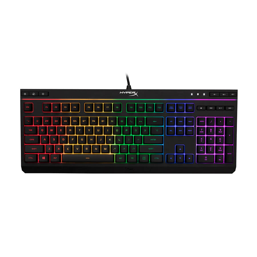 HP HYPERX ALLOY CORE RGB KEYBOARD | BLACK | SWITCH: MEMBRANE | ACTUATI ...
