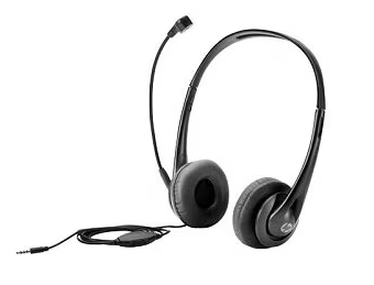 HP T1A66AA | STEREO | 3.5MM JACK | 30MM DRIVER | HEADSET – Makotek ...
