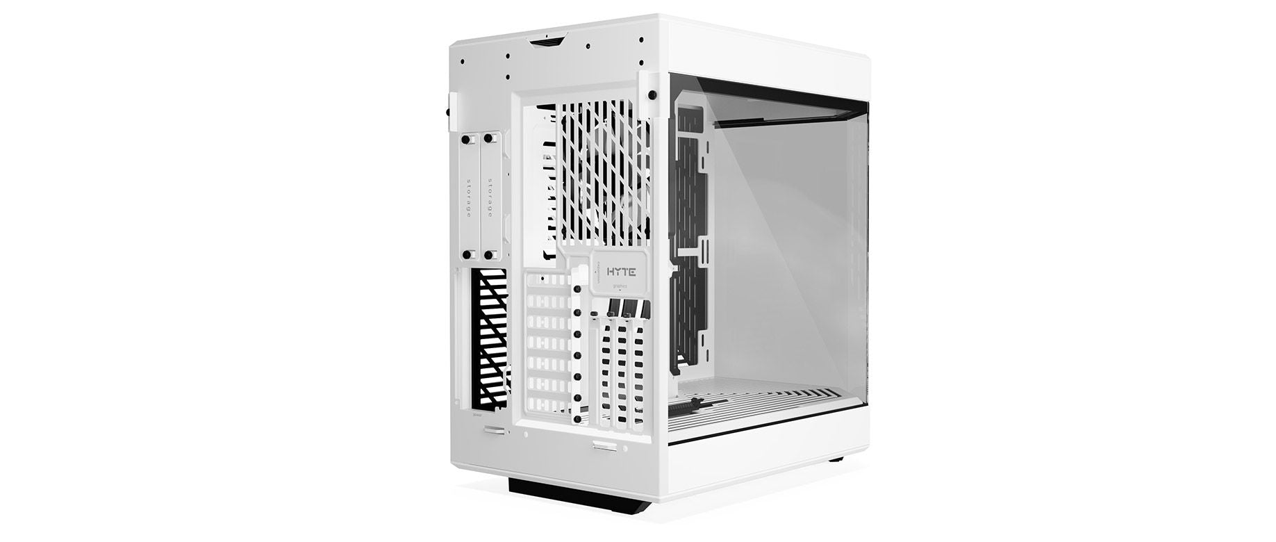 HYTE Y60 CS-HYTE-Y60-WW SNOW WHITE ABS / STEEL / TEMPERED GLASS ATX MI ...
