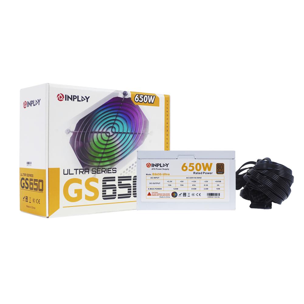 INPLAY GS650-ULTRA 650W 80PLUS RATED WHITE RGB | 12 MONTHS WARRANTY ...