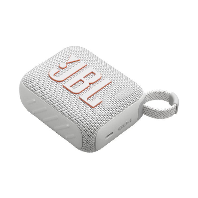 JBL GO 4 WHITE ULTRA-PORTABLE BLUETOOTH SPEKER|WATER PFOOF AND DUST PR ...