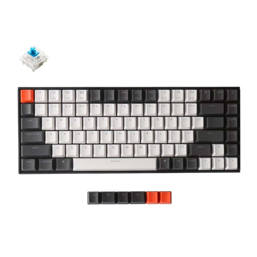 KEYCHRON K2-A1H WIRELESS MECHANICAL GATERON KEYBOARD | 84 KEYS | 75% L ...