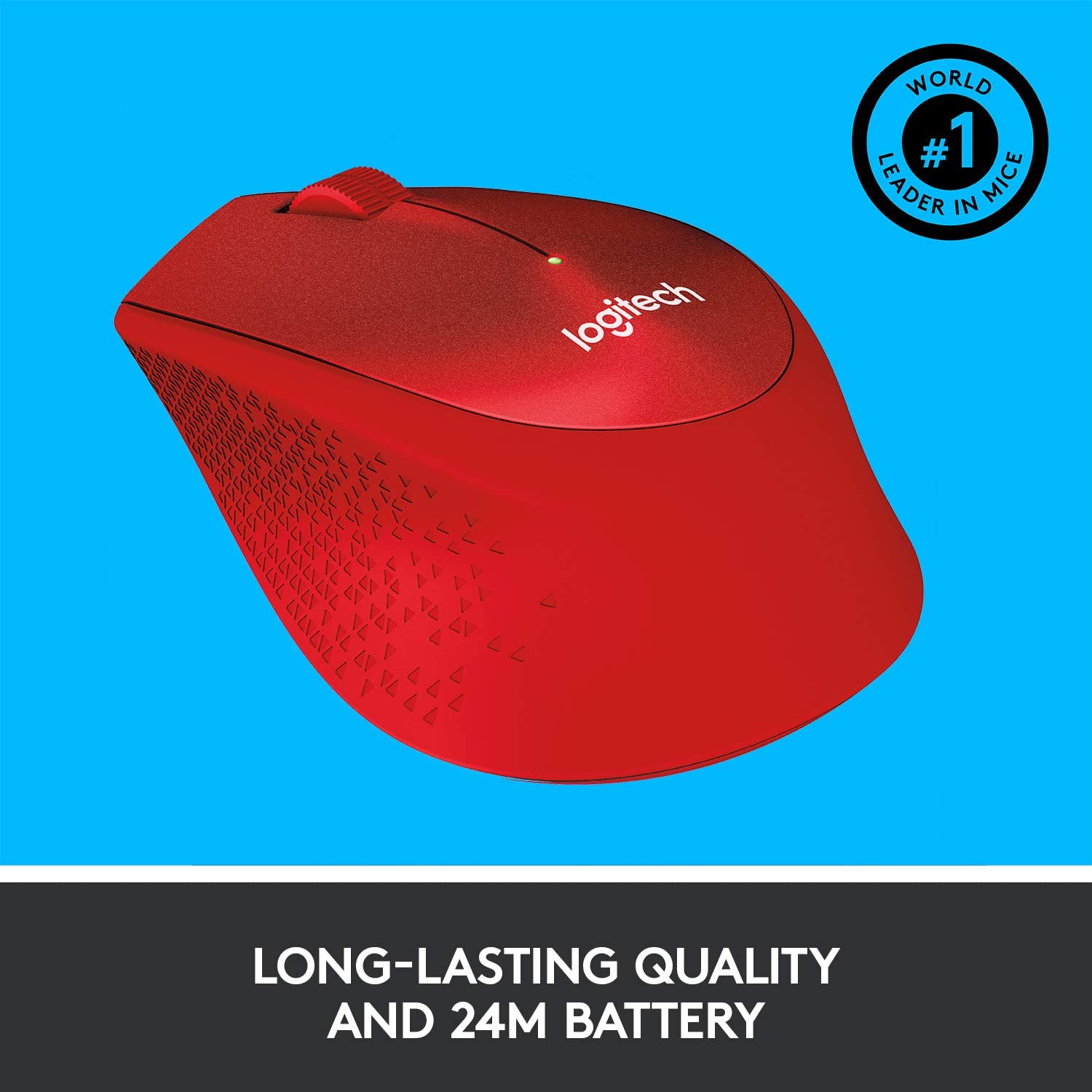 LOGITECH M331 SILENT PLUS RED WIRELESS MOUSE | 6 MONTHS WARRANTY | MOU ...