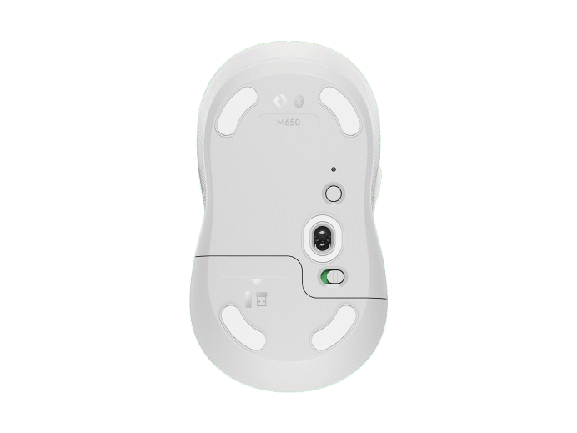 LOGITECH M650 WHITE | ADVANCE OPTICAL TRACKING | 400 TO 4000 DPI | 5 B ...