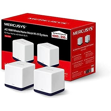 MERCUSYS HALO H50G (2 PACK) AC1900 WHOLE HOME MESH WI-FI SYSTEM ...