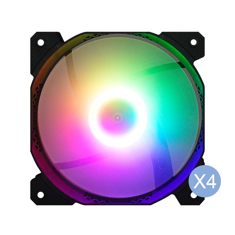 MONTECH AIR 100 ARGB BLACK MATX WITH 4X ARGB FAN CASE – Makotek ...