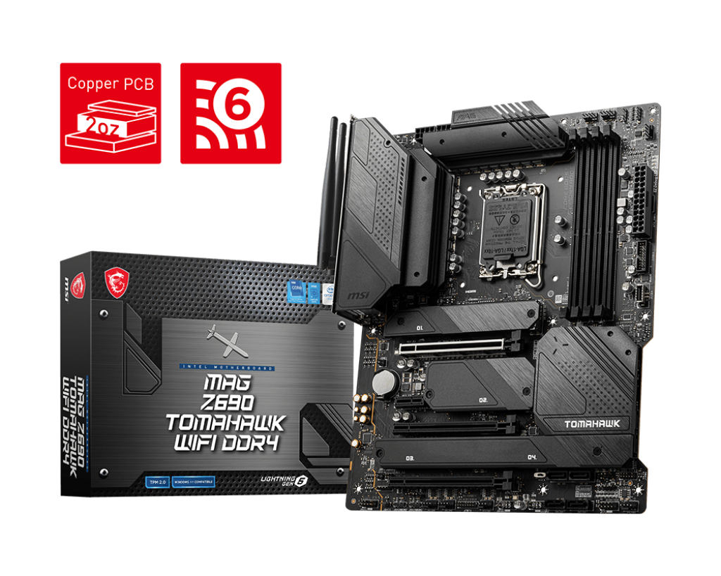 MSI MAG Z690 TOMAHAWK WIFI DDR4 ATX GAMING | 12 MONTHS WARRANTY | MOTH ...