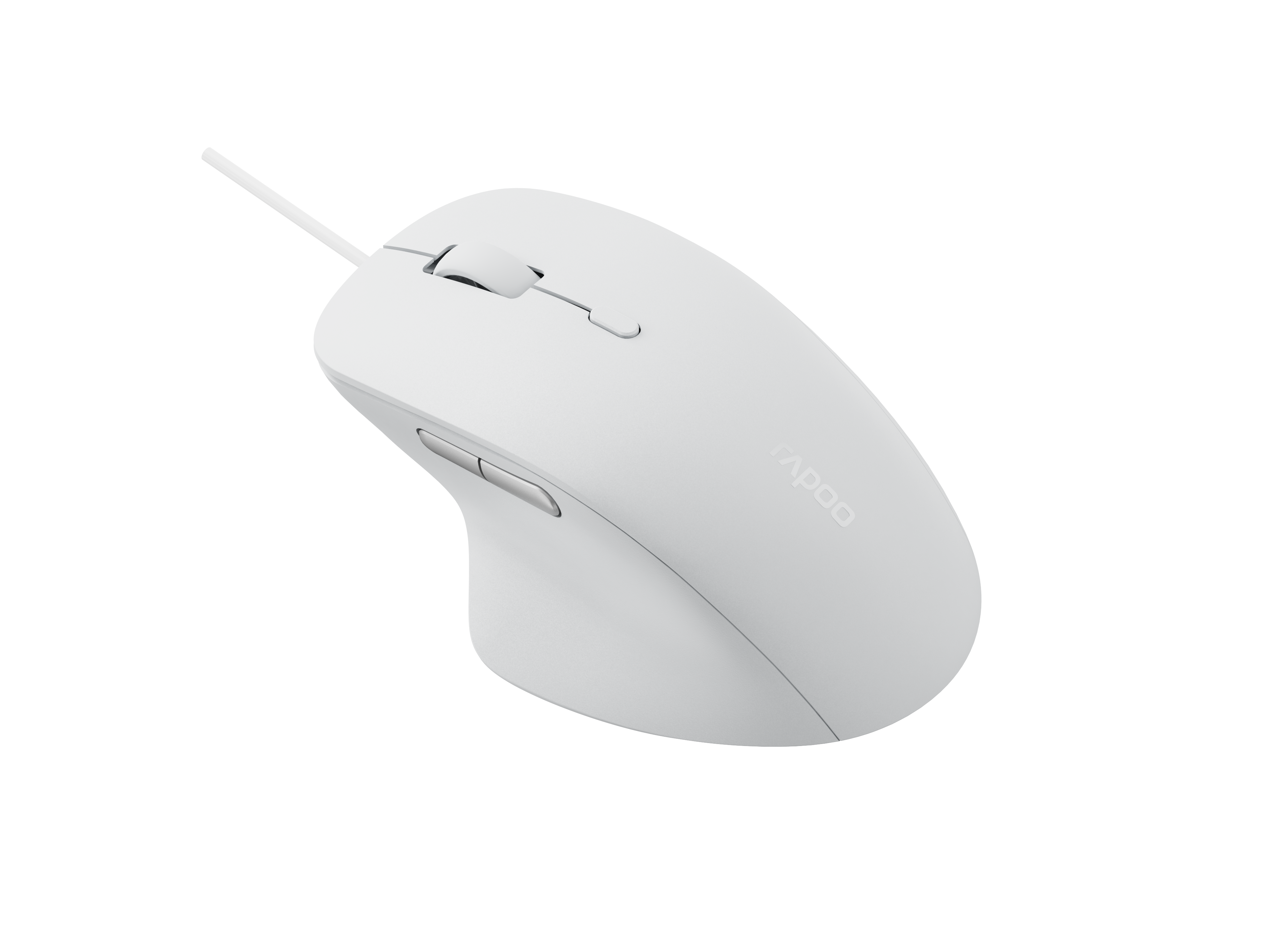 RAPOO N500 WIRED USB OPTICAL MOUSE WHITE – Makotek Computer Sales Inc