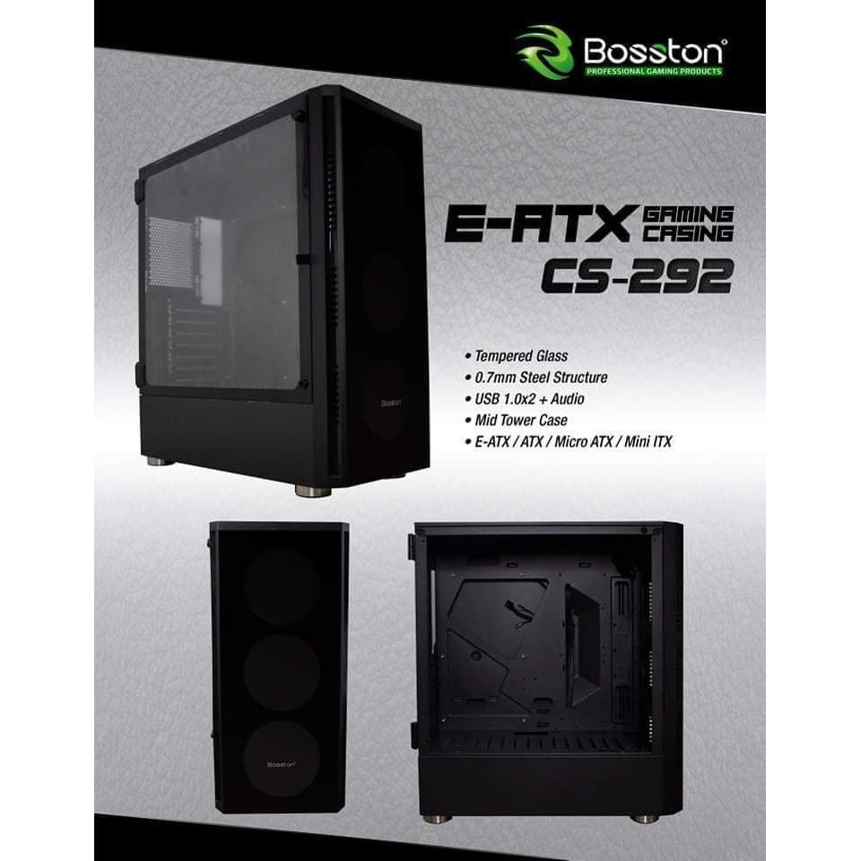 BOSSTON E-ATX CS-292 GAMING CASE – Makotek Computer Sales Inc