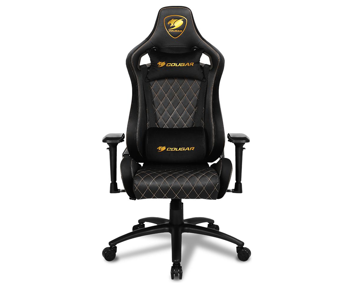 COUGAR ARMOR S ROYAL BLACK-GOLD GAMING CHAIR – Makotek Computer Sales Inc