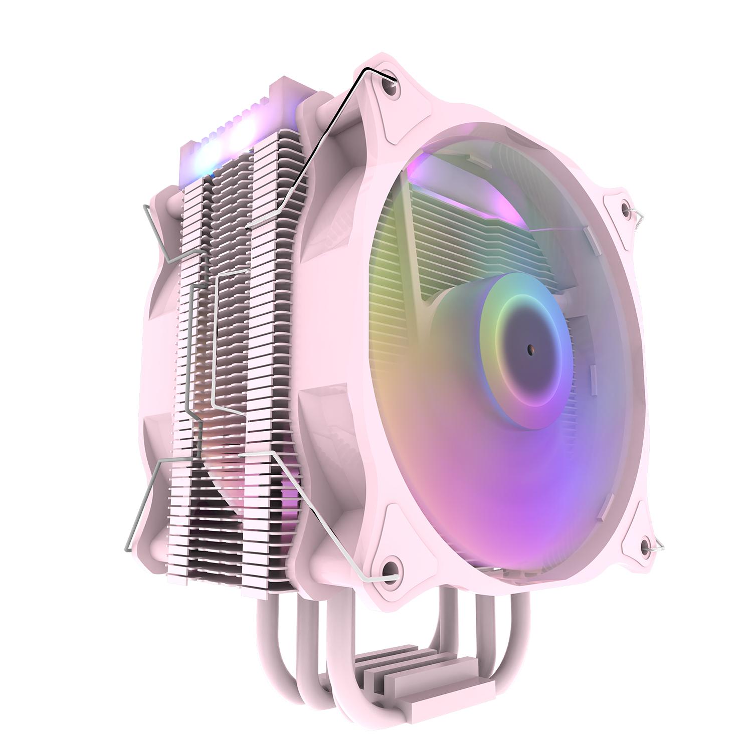 DARKFLASH DARKAIR PLUS (LT) PINK CPU COOLER – Makotek Computer Sales Inc