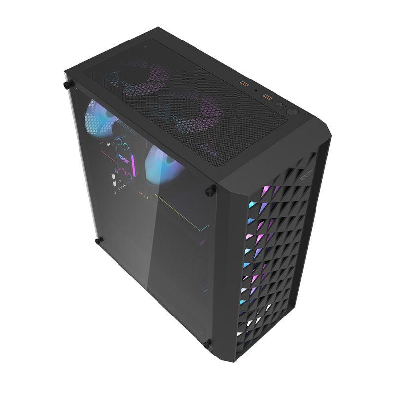 DARKFLASH DK351 BLACK GAMING PC CASE – Makotek Computer Sales Inc