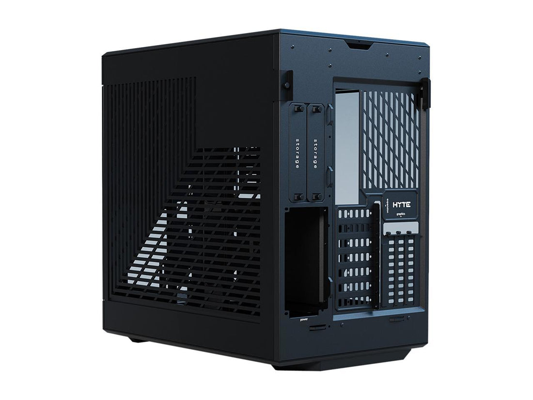 HYTE Y60 CS-HYTE-Y60-B BLACK / STEEL / TEMPERED GLASS ATX MID TOWER PC ...