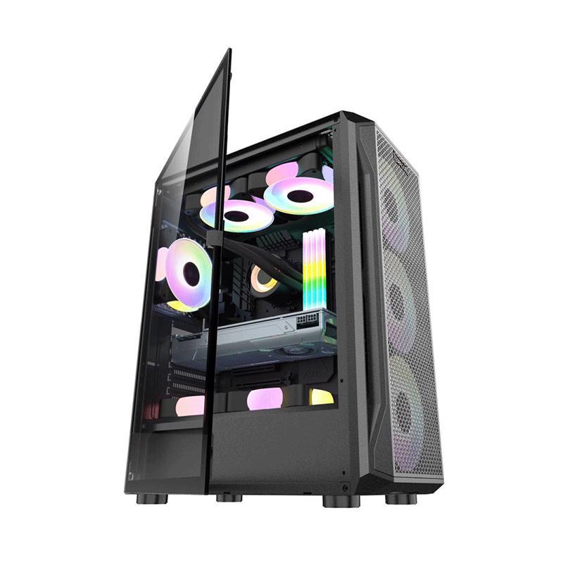 REDRAGON GC-619 FIRELIGHT BLACK GAMING CASE – Makotek Computer Sales Inc