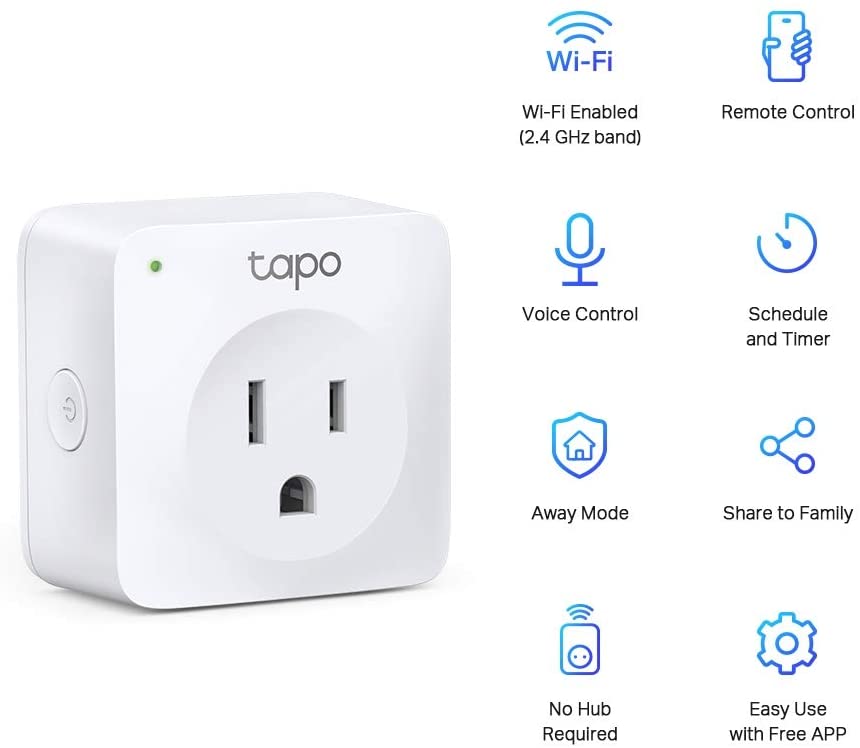 TP-LINK TAPO P100 MINI SMART WI-FI SOCKET – Makotek Computer Sales Inc